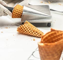 Learn How To Make Homemade Ice Cream Waffle Cones - Frosted Fusions