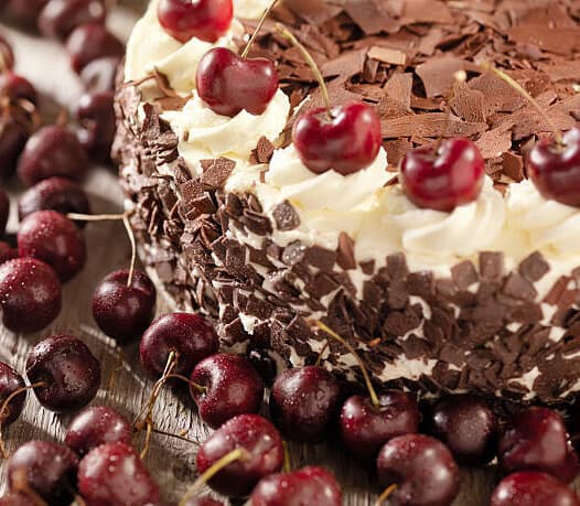 Homemade Black Forest Ice Cream Cake - Frosted Fusions
