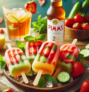 Anyone For Pimm’s? Homemade Pimm’s And Lemonade Ice Cream - Frosted Fusions